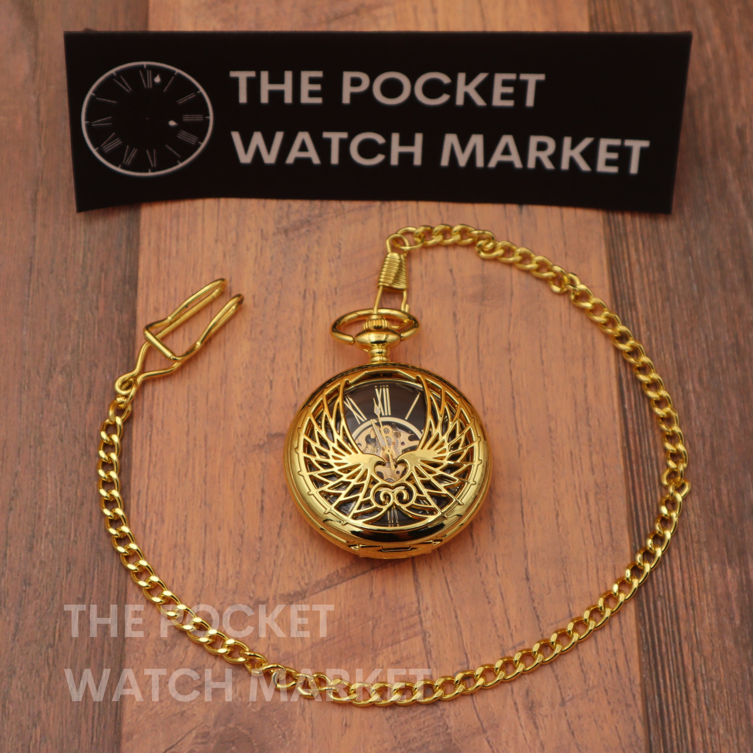 CUSTOM ENGRAVED Signature Mechanical Pocket Watch "the Thomson ...