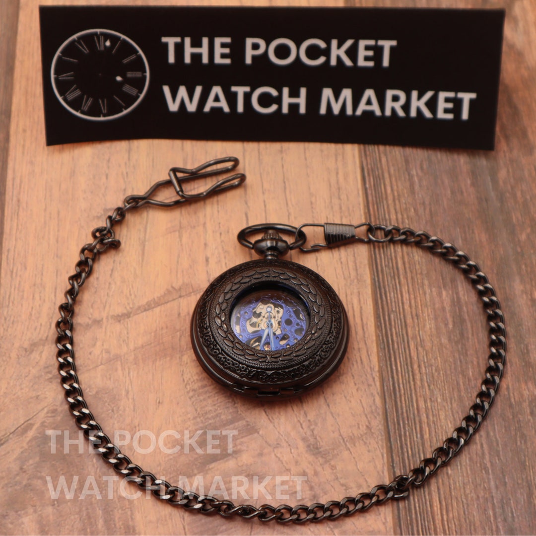 Antique Signature Mechanical Pocket Watch "the Gilgamesh" With Metal ...
