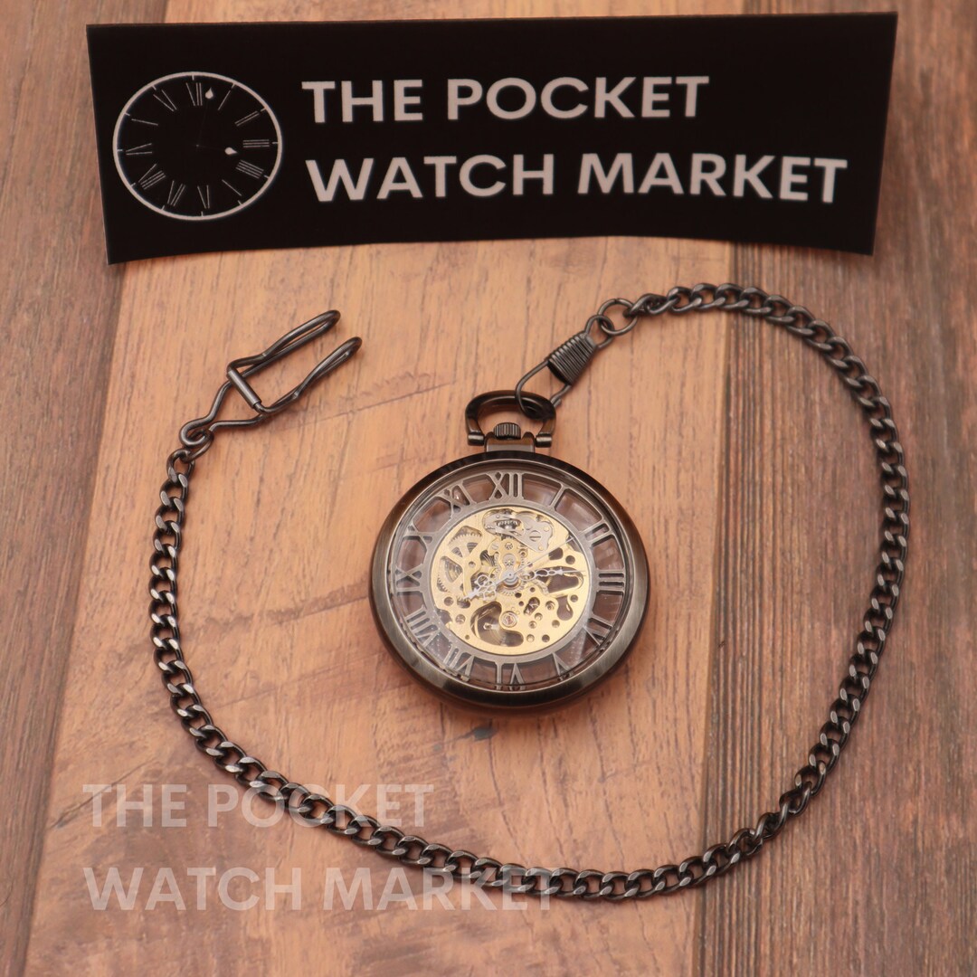 PERSONALIZED Signature Mechanical Pocket Watch the Planck With Metal ...