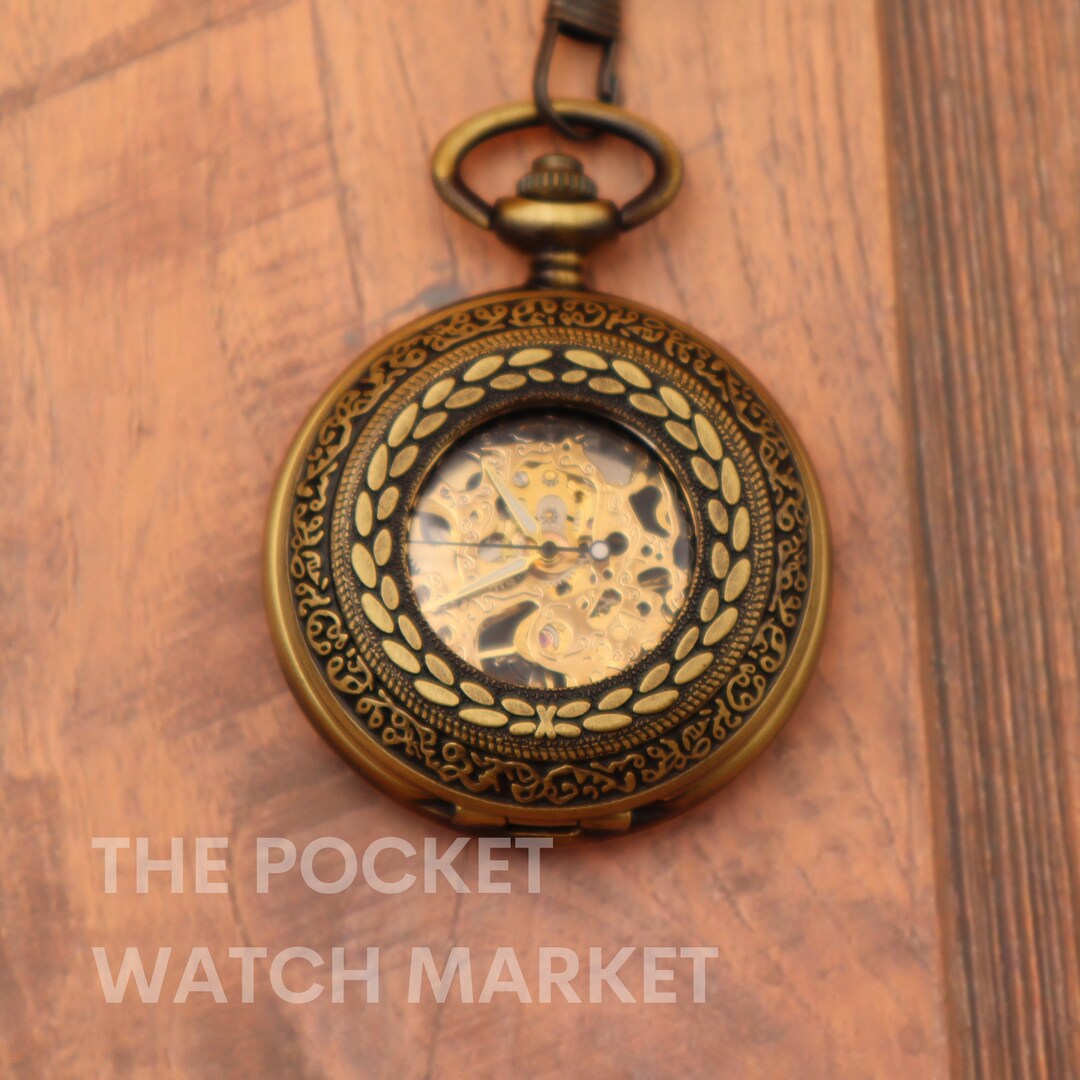 The Ragnarok Signature Mechanical Pocket Watch With Metal - Etsy