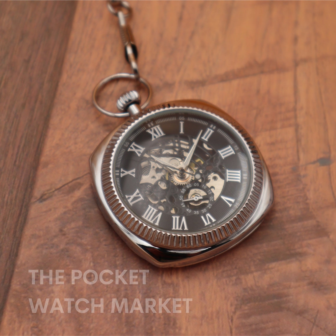 PERSONALIZED Signature Mechanical Pocket Watch "the Espira" With Metal ...