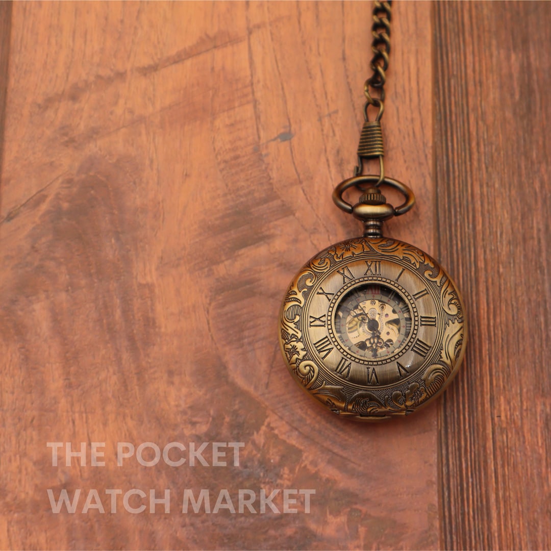 CUSTOM ENGRAVED Signature Mechanical Pocket Watch "the Nikola ...