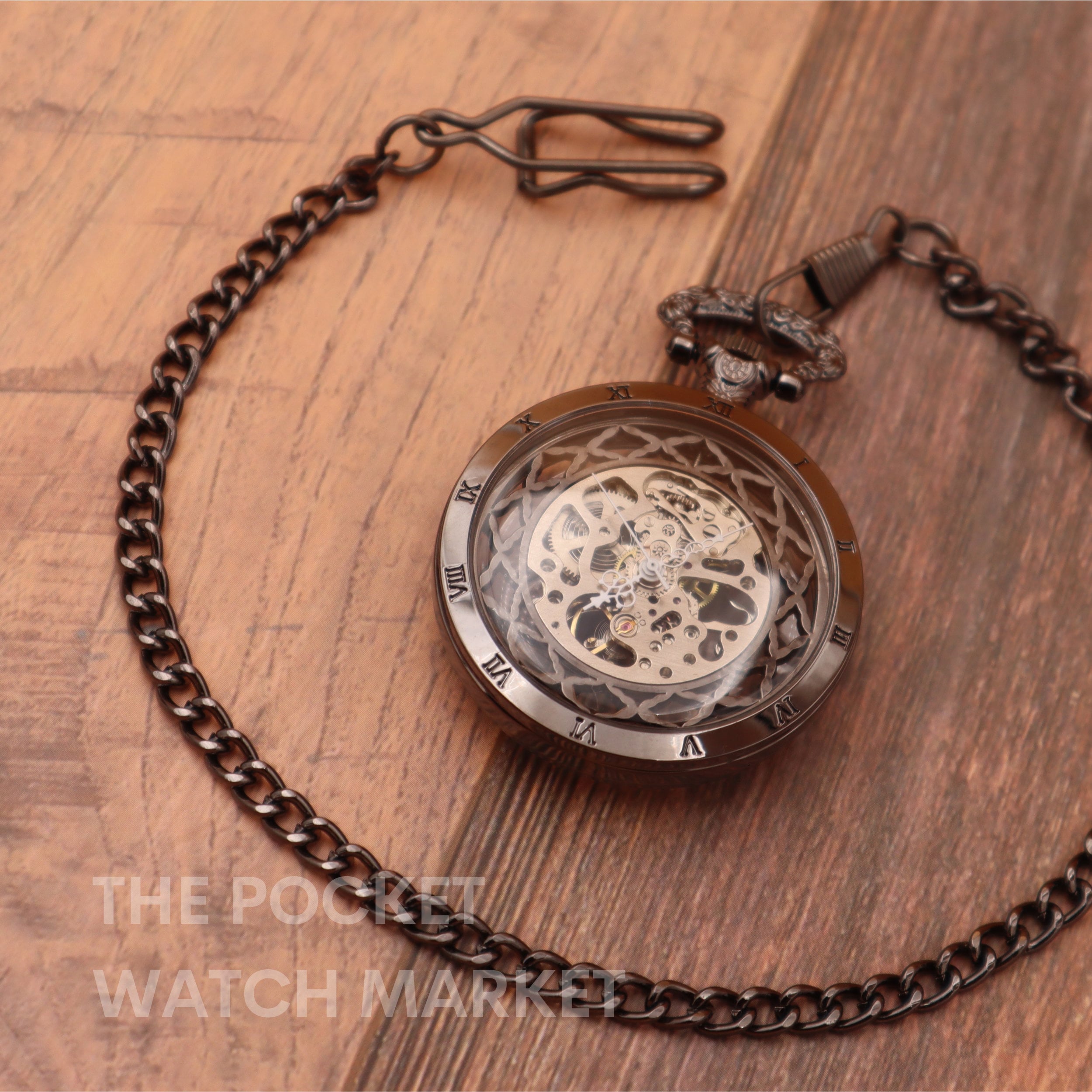 CUSTOM ENGRAVED Signature Mechanical Pocket Watch "the Feuille ...
