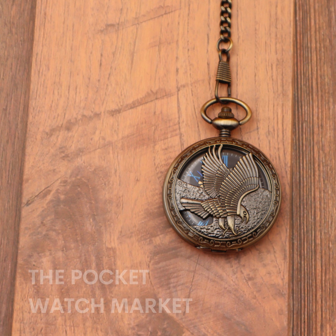 CUSTOM ENGRAVED Signature Mechanical Pocket Watch "the Skiel ...