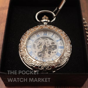 The Galilei - Signature Mechanical Pocket Watch With Metal Chain ...