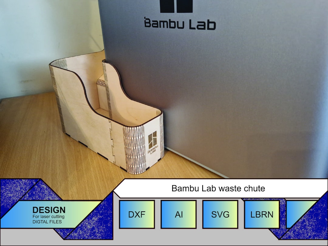 Bambu X1C/P1P/P1S Waste/poop Chute Digital DXF File - Etsy