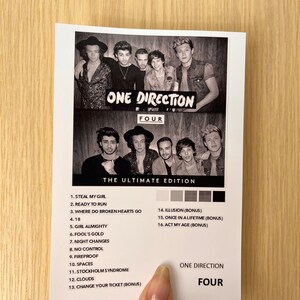 One Direction Album Cover Prints, Music Prints, One Direction Merch ...