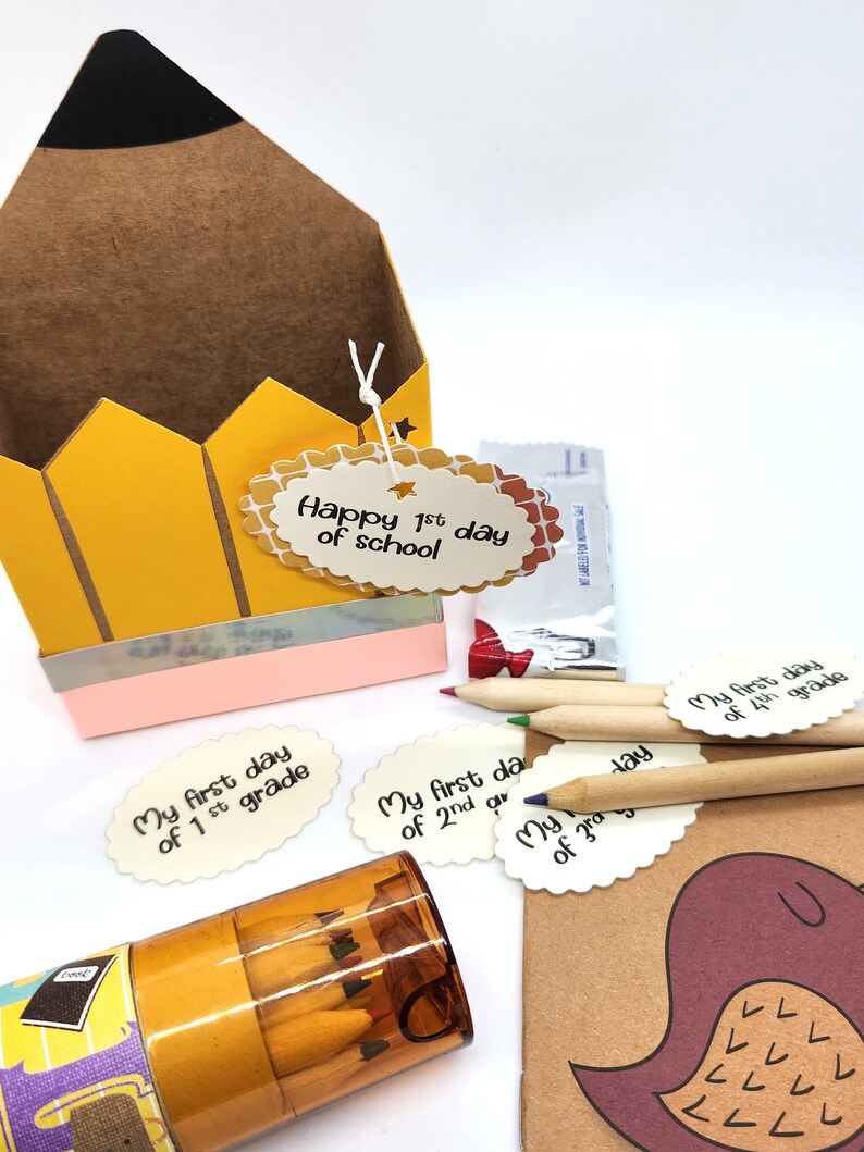 First Day of Kindergarten, First Day of School Gift Box, Kit for ...