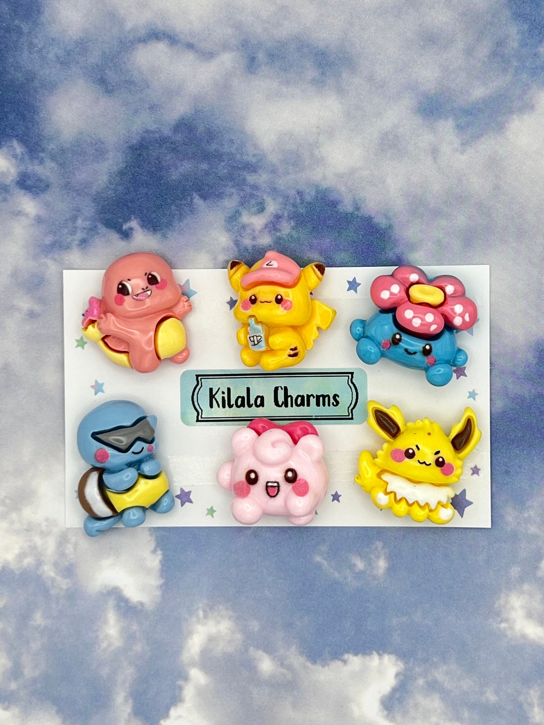 New Cute Pokémon Magnets set of 6 - Etsy