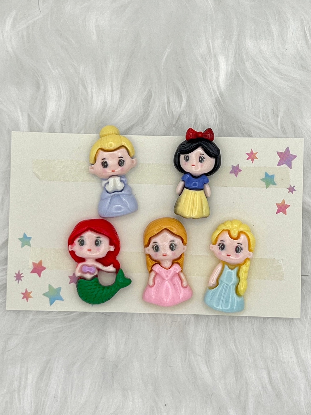 New Cute Disney Princess Magnets set of 5 Version 2 - Etsy