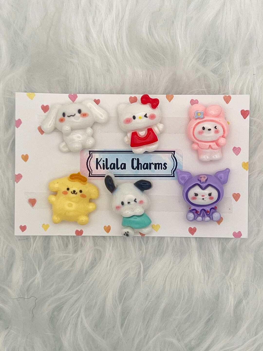 New Cute Sanrio Character Magnets set of 6 - Etsy
