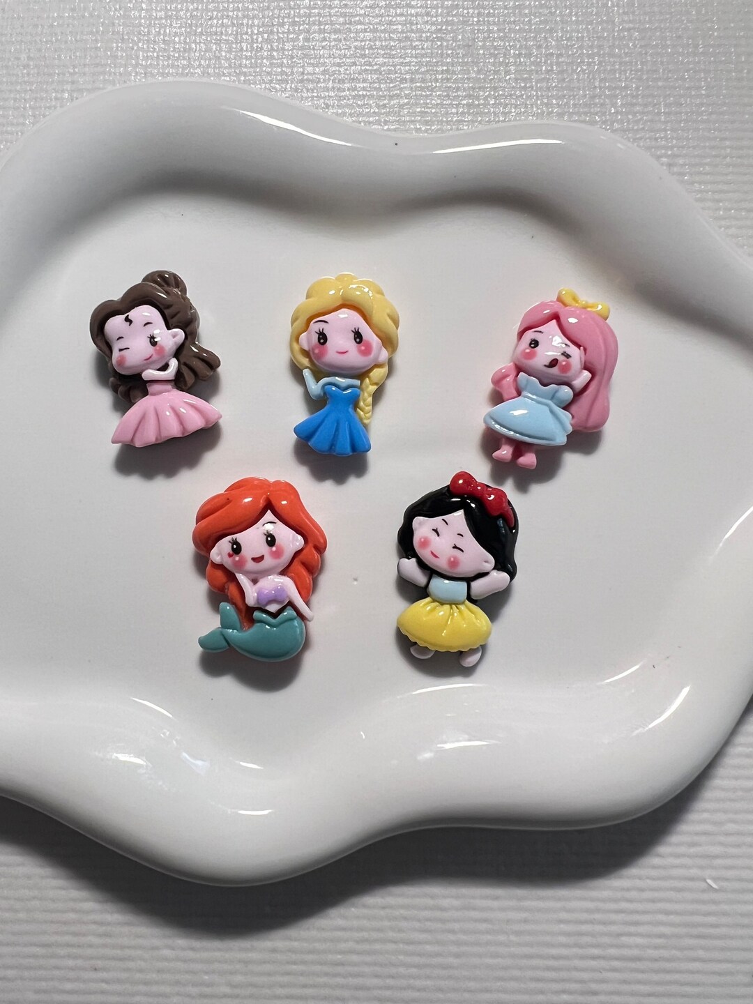 New Cute Disney Princess Magnets set of 5 - Etsy
