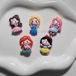 New Cute Disney Princess Magnets set of 5 - Etsy