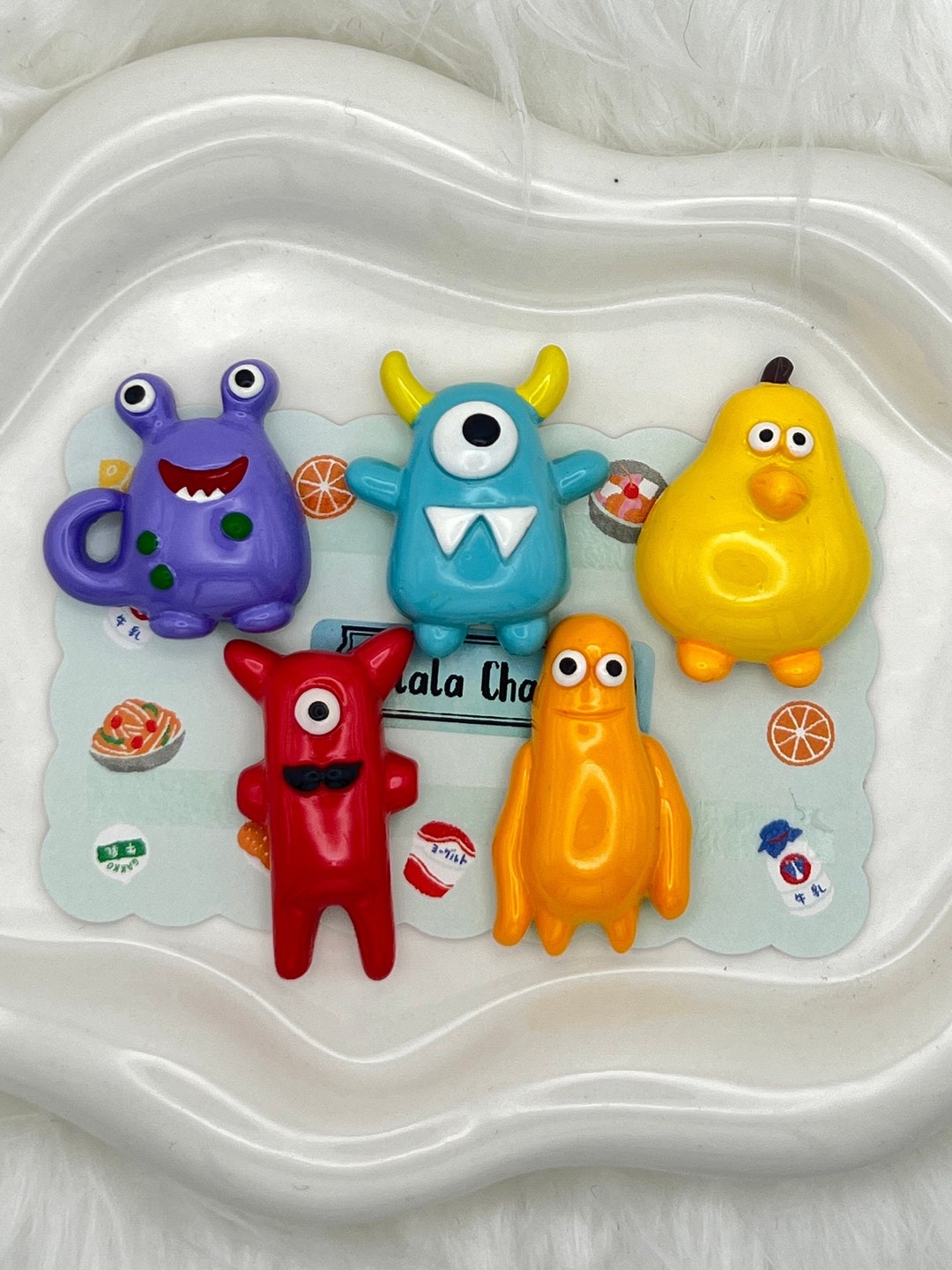 New Cute Monster University Character Magnets set of 5 / Decorative ...