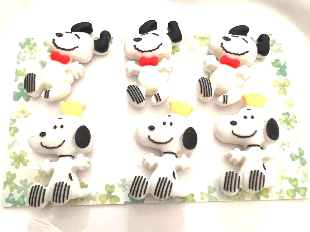New Cute Snoopy Magnets (set of 6) / Snoopy Two Designs / Decorative ...