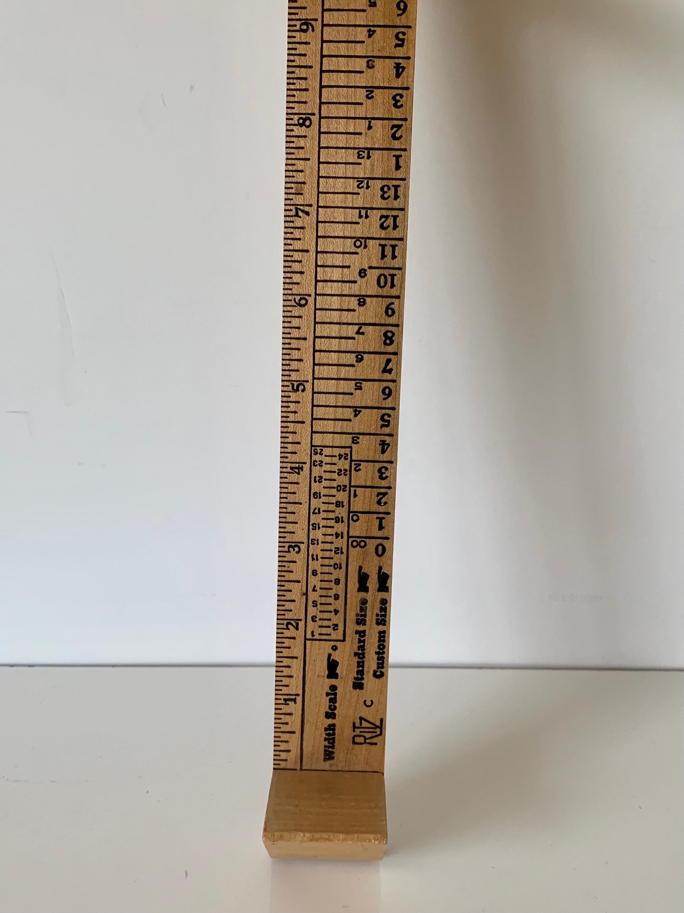 Ritz Shoe Measurement Tool 1980s Mancave Office Wall Decor - Etsy