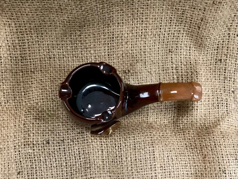 Tobacco Pipe Ashtray With Cowboy Hat Bar Decor Office Desk Tobacco ...