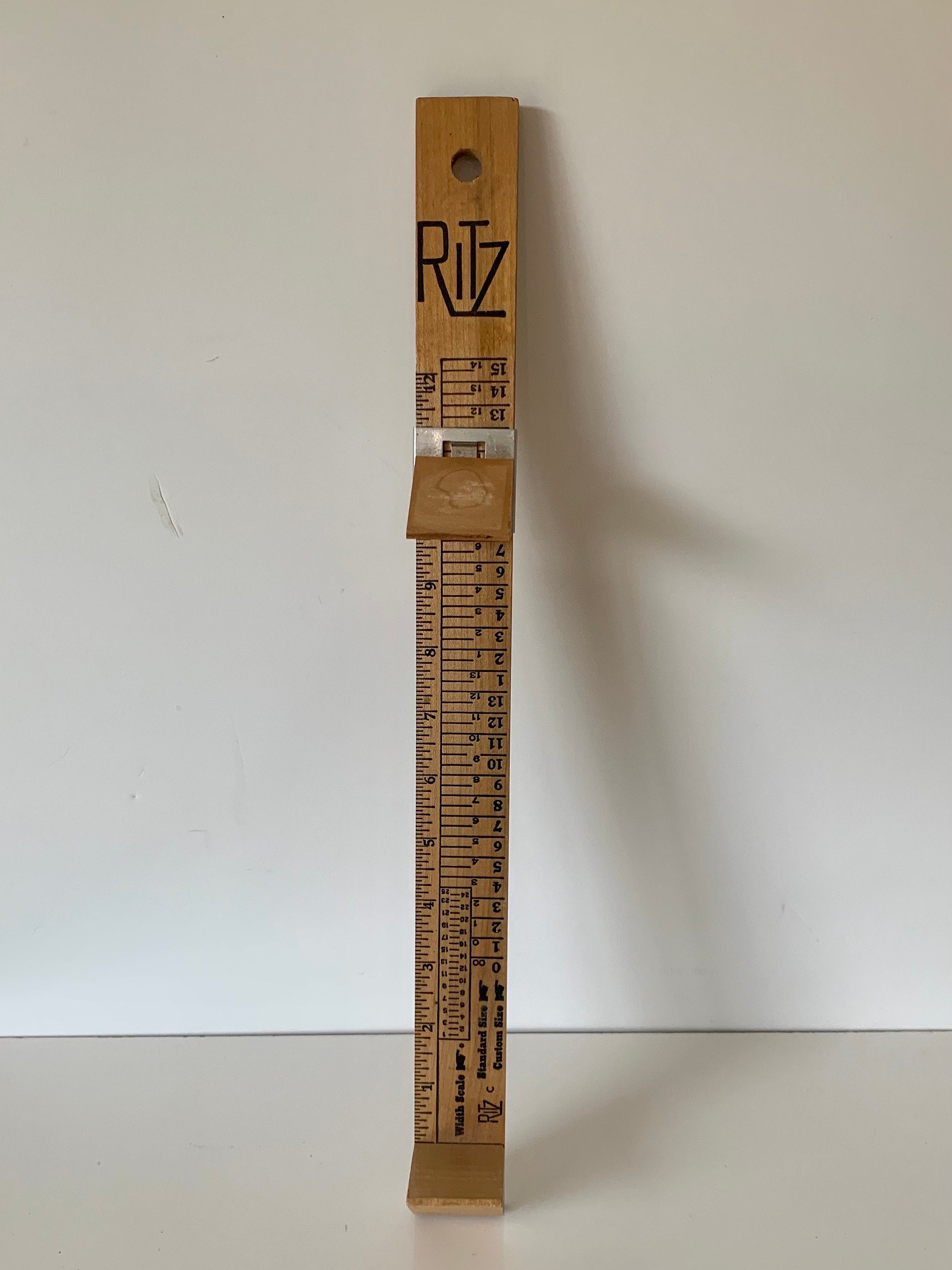 Ritz Shoe Measurement Tool 1980s Mancave Office Wall Decor - Etsy