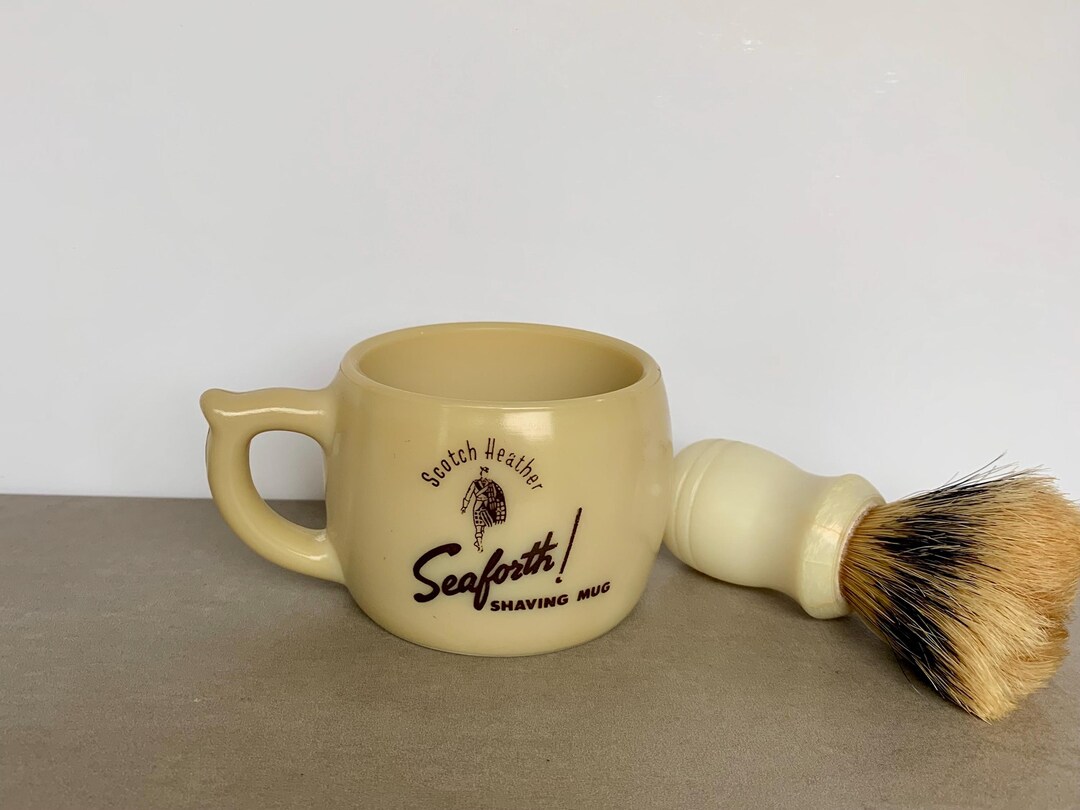 Seaforth Shaving Mug and Brush Men’s Grooming Barber Decor Men’s ...