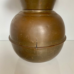 Brass Spittoon Farberware Brooklyn NY Solid Base Lg Size Bar/mancave ...