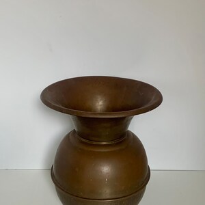 Brass Spittoon Farberware Brooklyn NY Solid Base Lg Size Bar/mancave ...