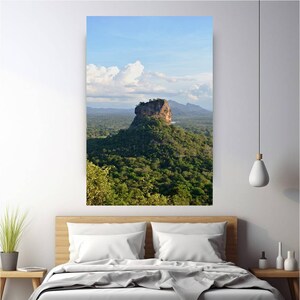 Sri Lanka Wall Art Sigiriya Rock Photography Rustic Landscape PRINTABLE ...