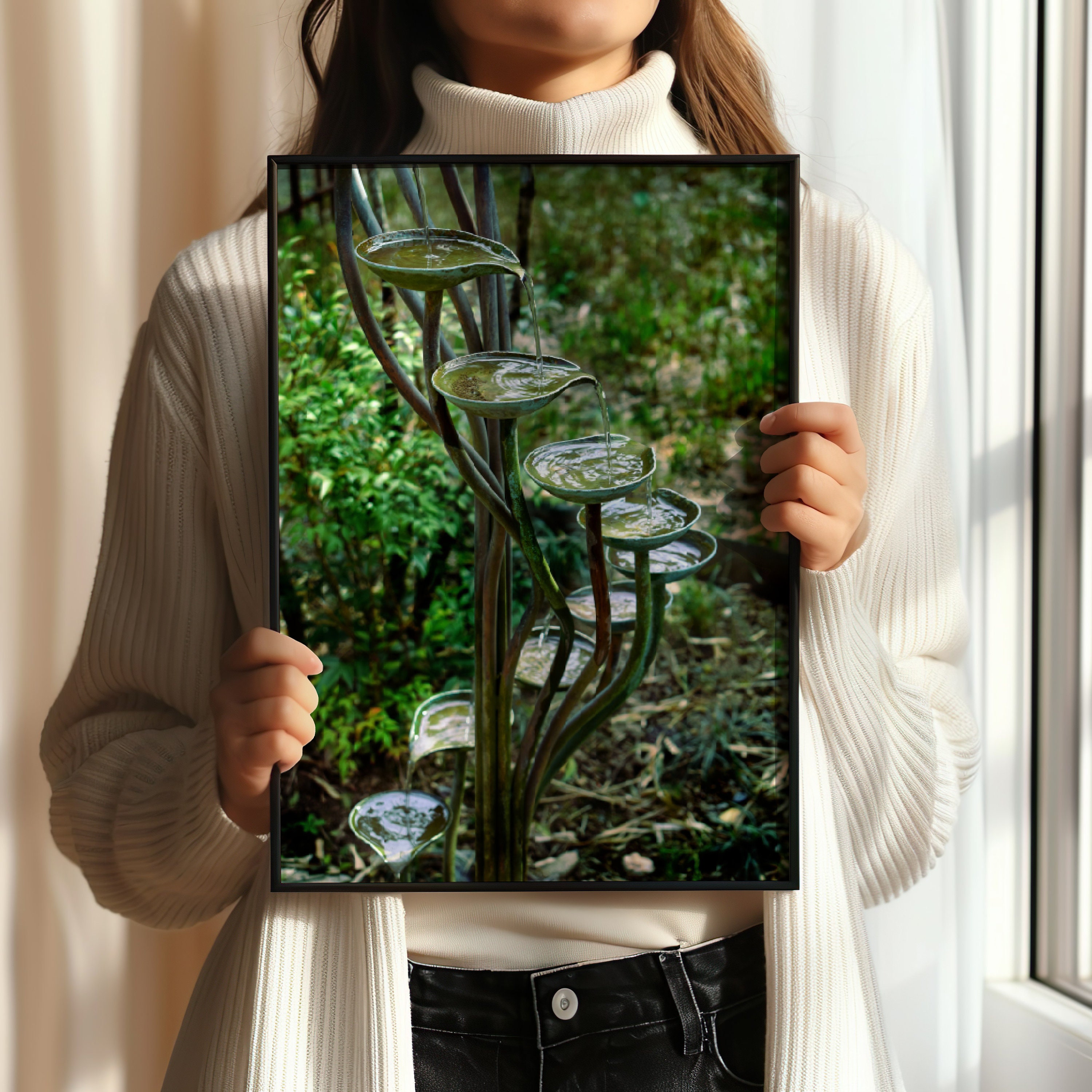 Water Flow Wall Art Zen Photography Water Poster Zen Themed Decor ...