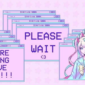 Needy Streamer Overload Themed Stream Overlay Package | Overlay + Scenes + Just Chatting ...