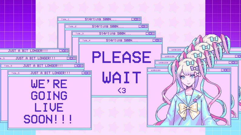 Needy Streamer Overload Themed Stream Overlay Package | Overlay ...