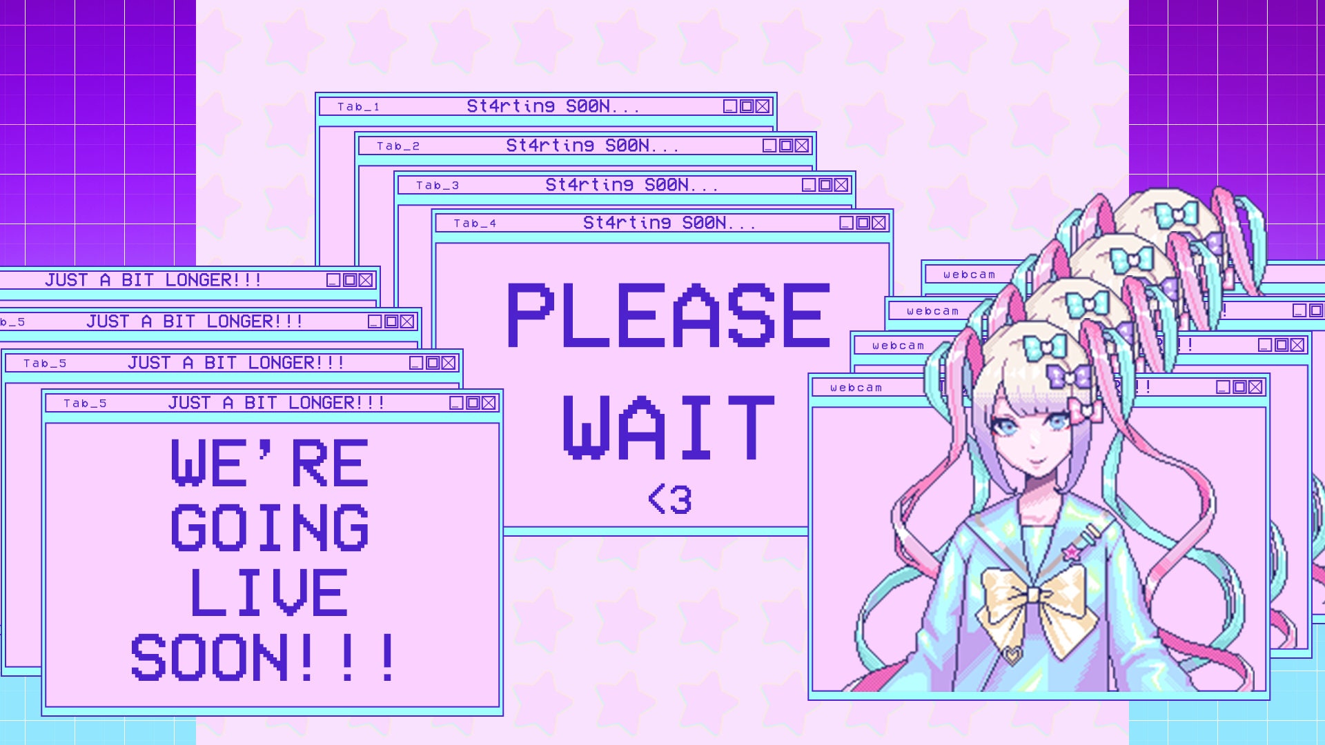 Needy Streamer Overload Themed Stream Overlay Package | Overlay + Scenes + Just Chatting ...