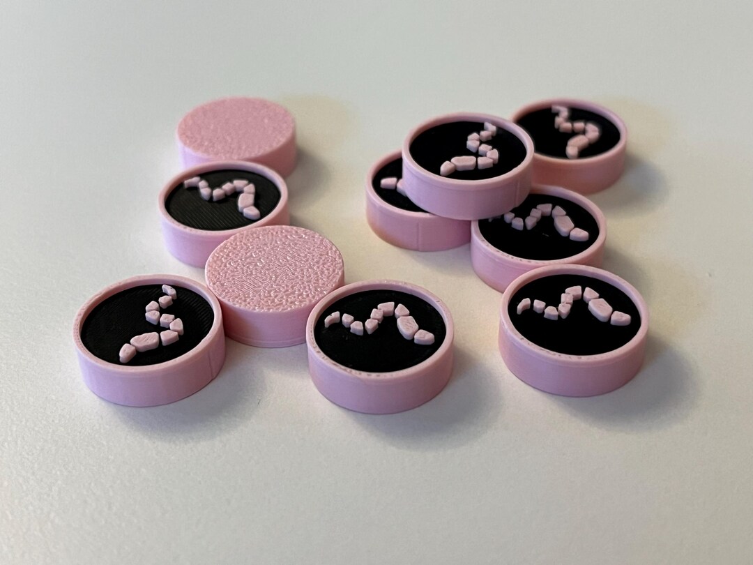 Generic Worm Game Tokens – 3D Printed Board Game Pieces - Etsy