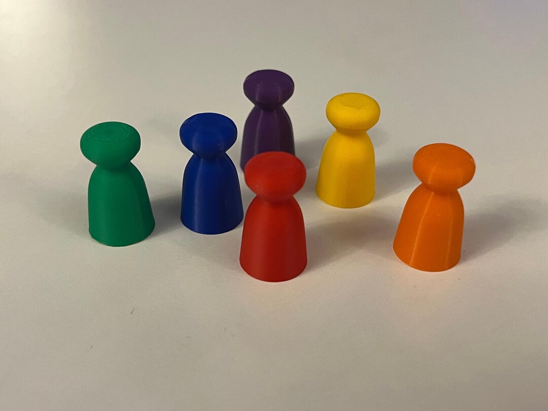 Standard Gaming Pawn (set of 6) - Etsy