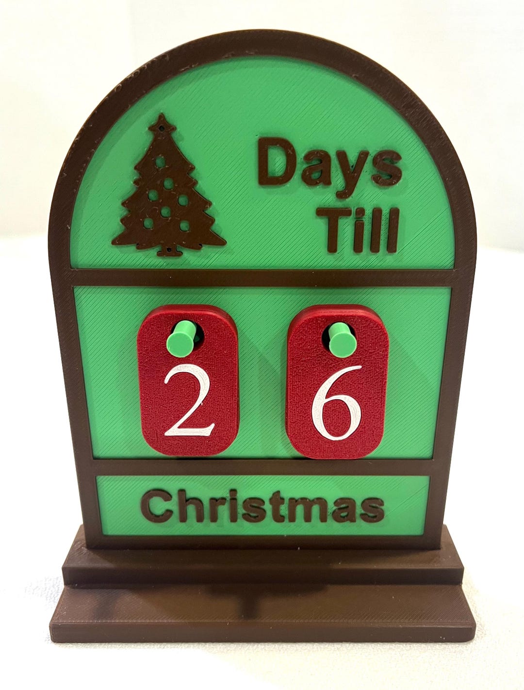 Countdown to Christmas Stand - Etsy