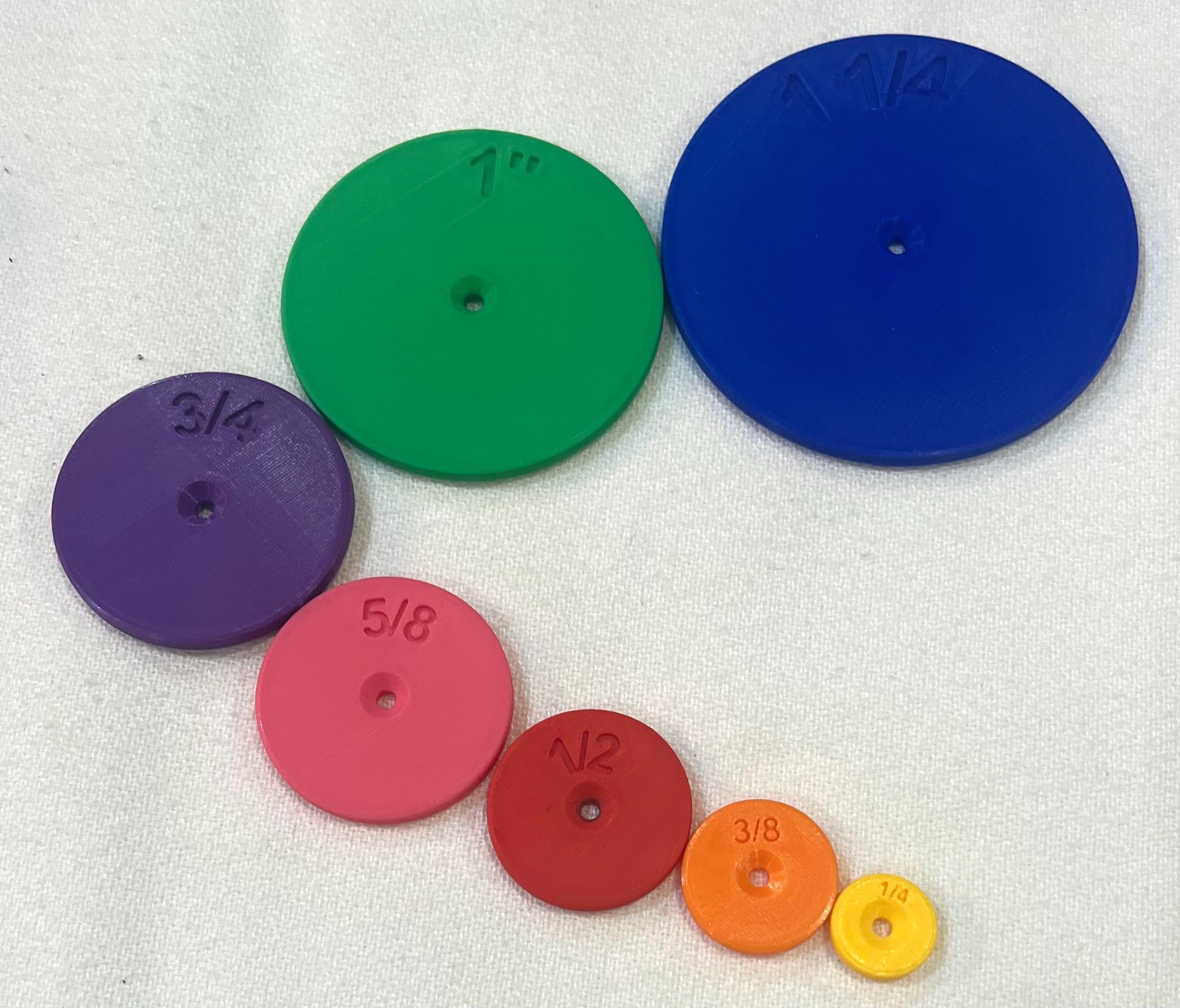 Seam Allowance Disc Set With Storage Stand - Etsy