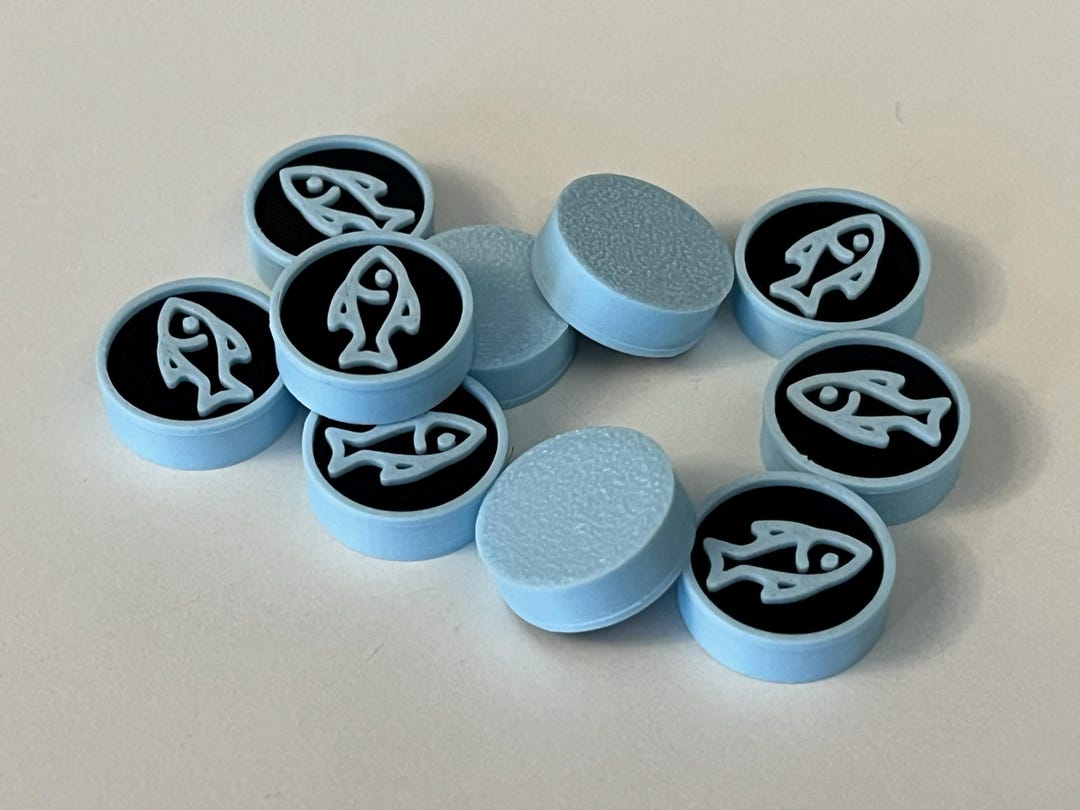 Generic Fish Game Tokens – 3D Printed Board Game Pieces - Etsy