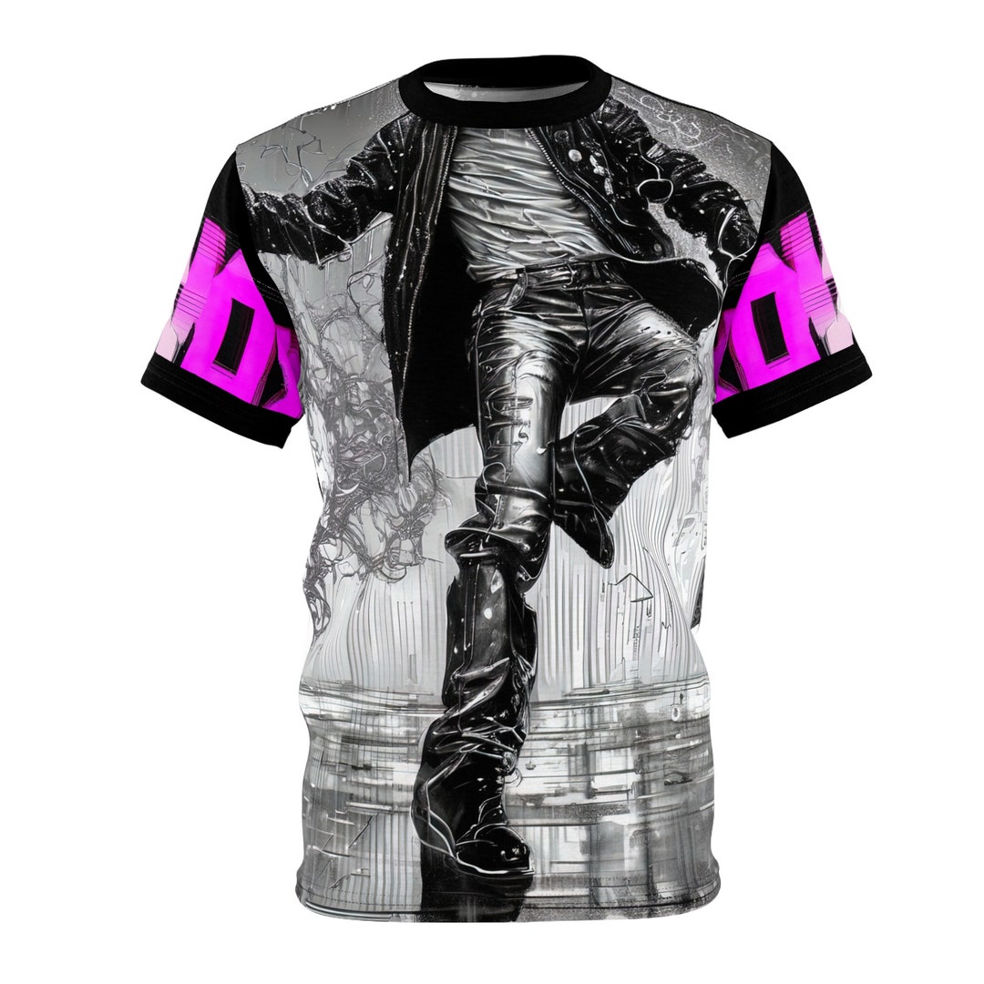 MJ Legend Futura Art Design Unisex Cut & Sew Tee (AOP) - Etsy