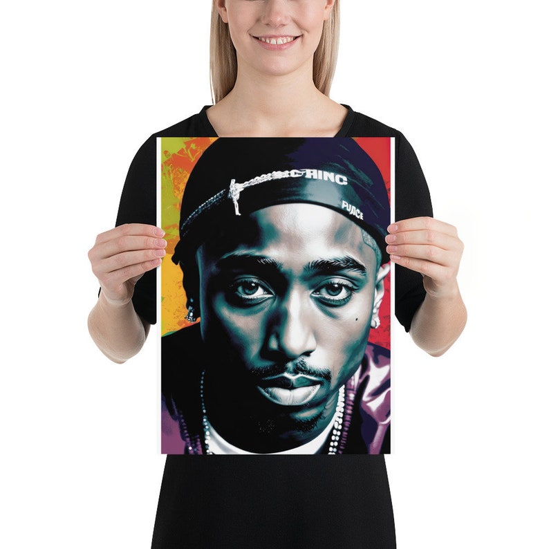2pac Pop Art Print Poster, Hip Hop Art, Contemporary Art - Etsy