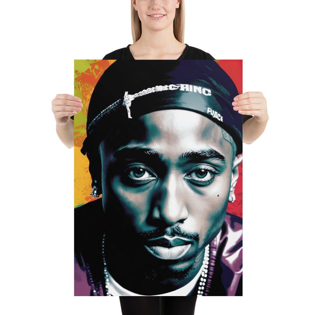 2pac Pop Art Print Poster, Hip Hop Art, Contemporary Art - Etsy