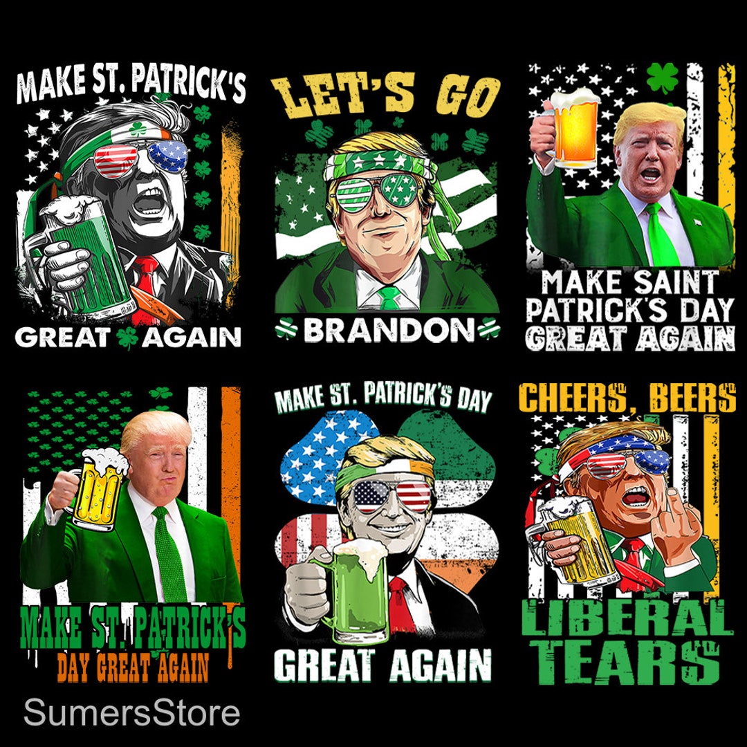 Fröhlichen St. Patrick's Day PNG, Trump St. Patricks Day Png, Trump ...