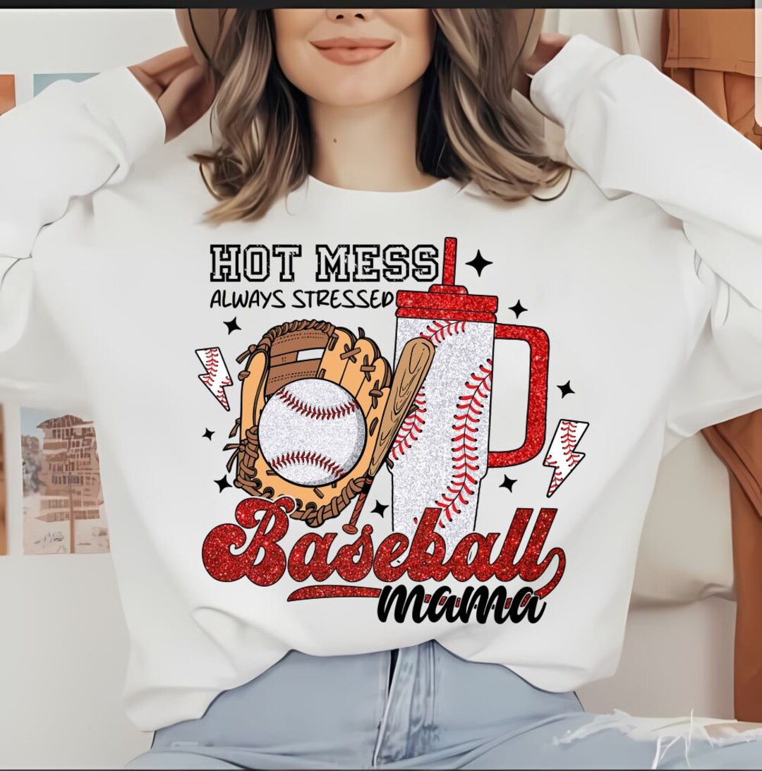 Baseball Mama Png, Boujee Baseball PNG, Sublimation Design, Digital ...
