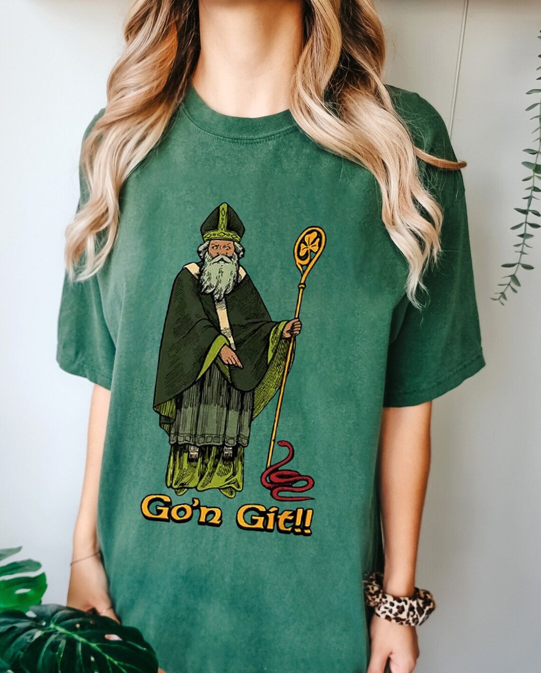 Funny Go'n Git St Patrick Shirt, Funny St Patricks Day Shirt, Shamrock ...