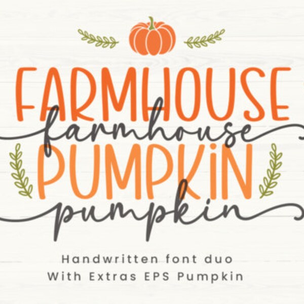 Farmhouse Font - Etsy