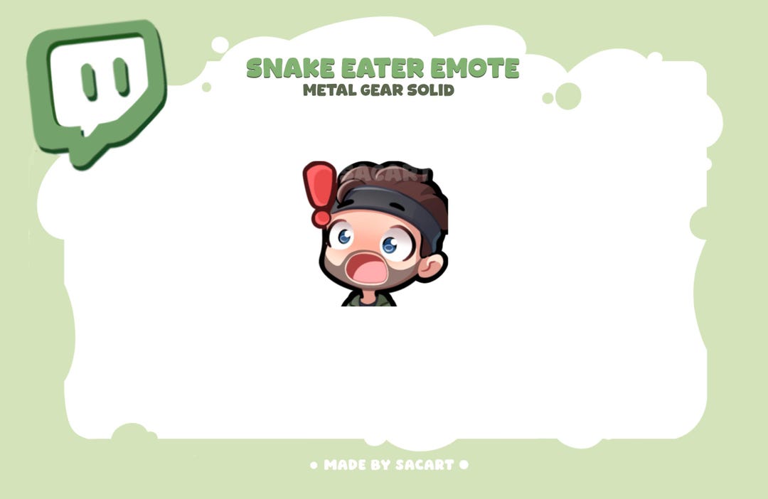 Metal Gear Solid - Snake Eater Emote - Etsy