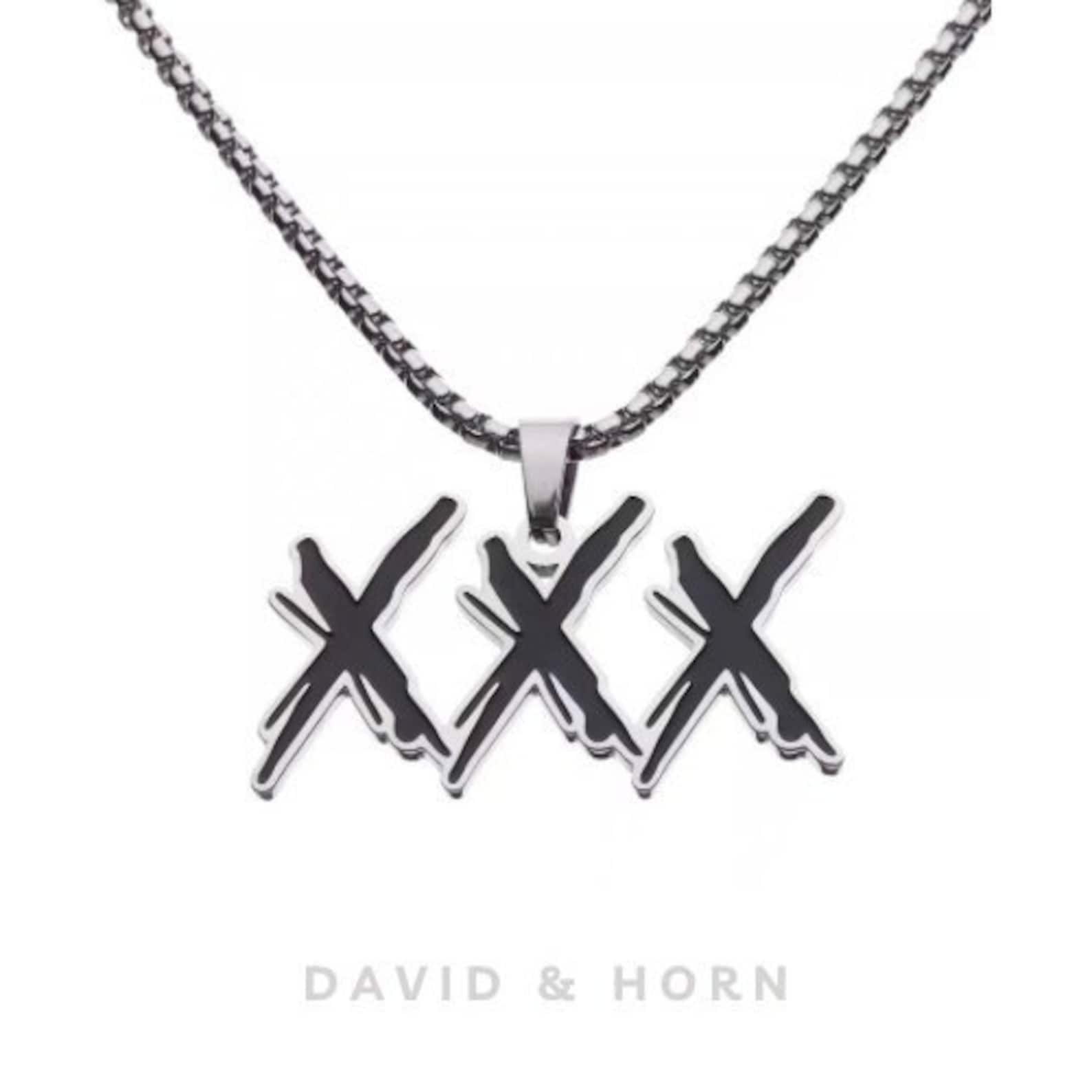 Xxxtentacion Necklace, Hip Hop Pendant, Rapper Jewellery, Memorial ...