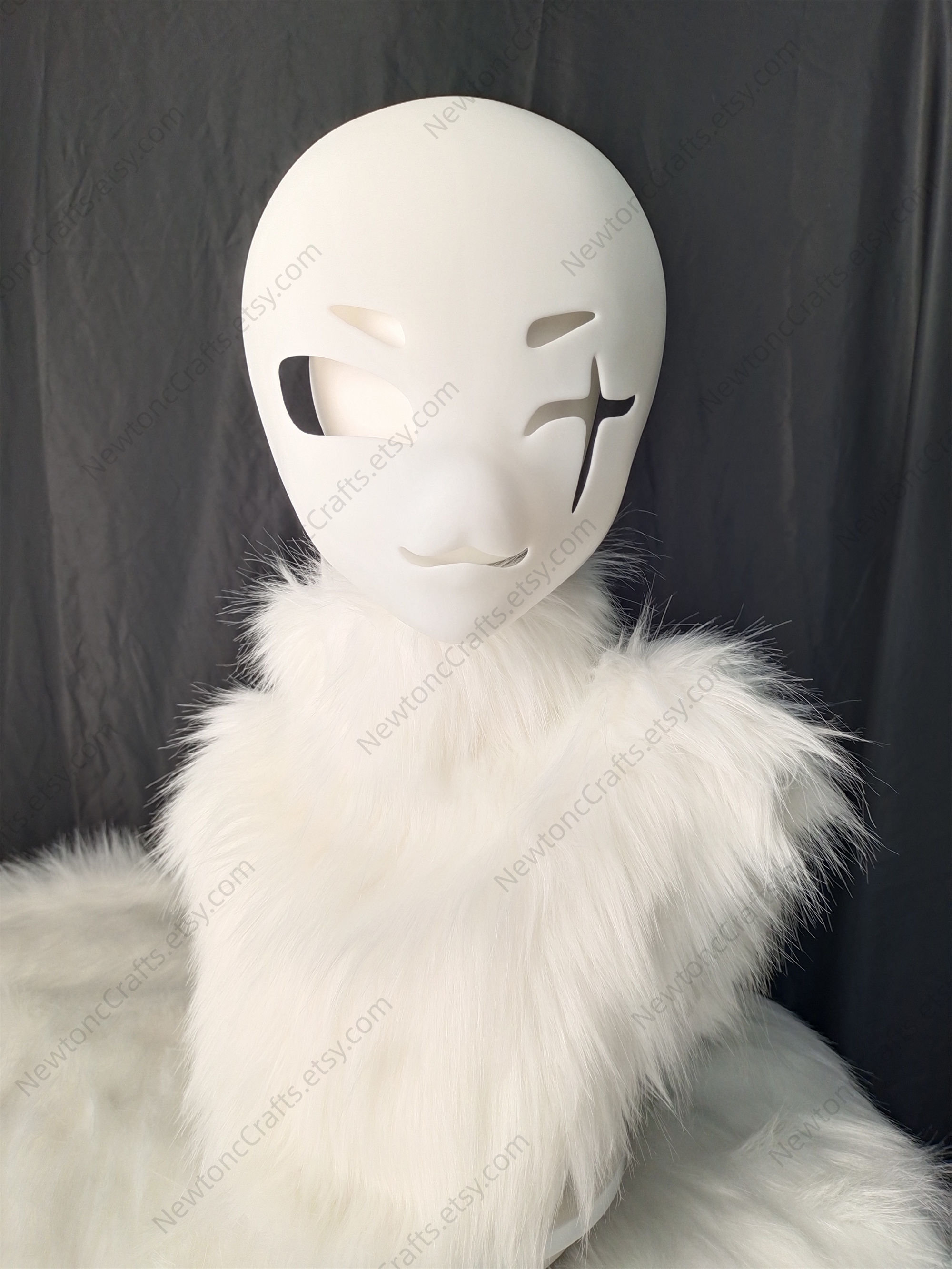 Scar Swordsman Head Base, 3D Printed Fursuit Mask Base, Kigurumi Furry ...