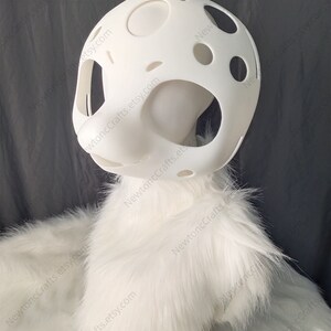 Dino Kig Head Base, High Quality 3D Printed Fursuit Mask Base, Kigurumi ...