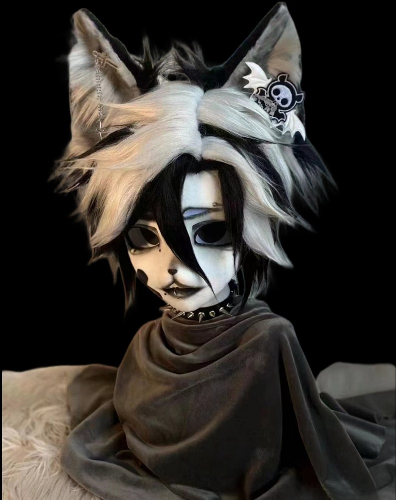 Custom Gothic Fursuit Head Commission, Kemono Mask, Furry Gift - Etsy ...