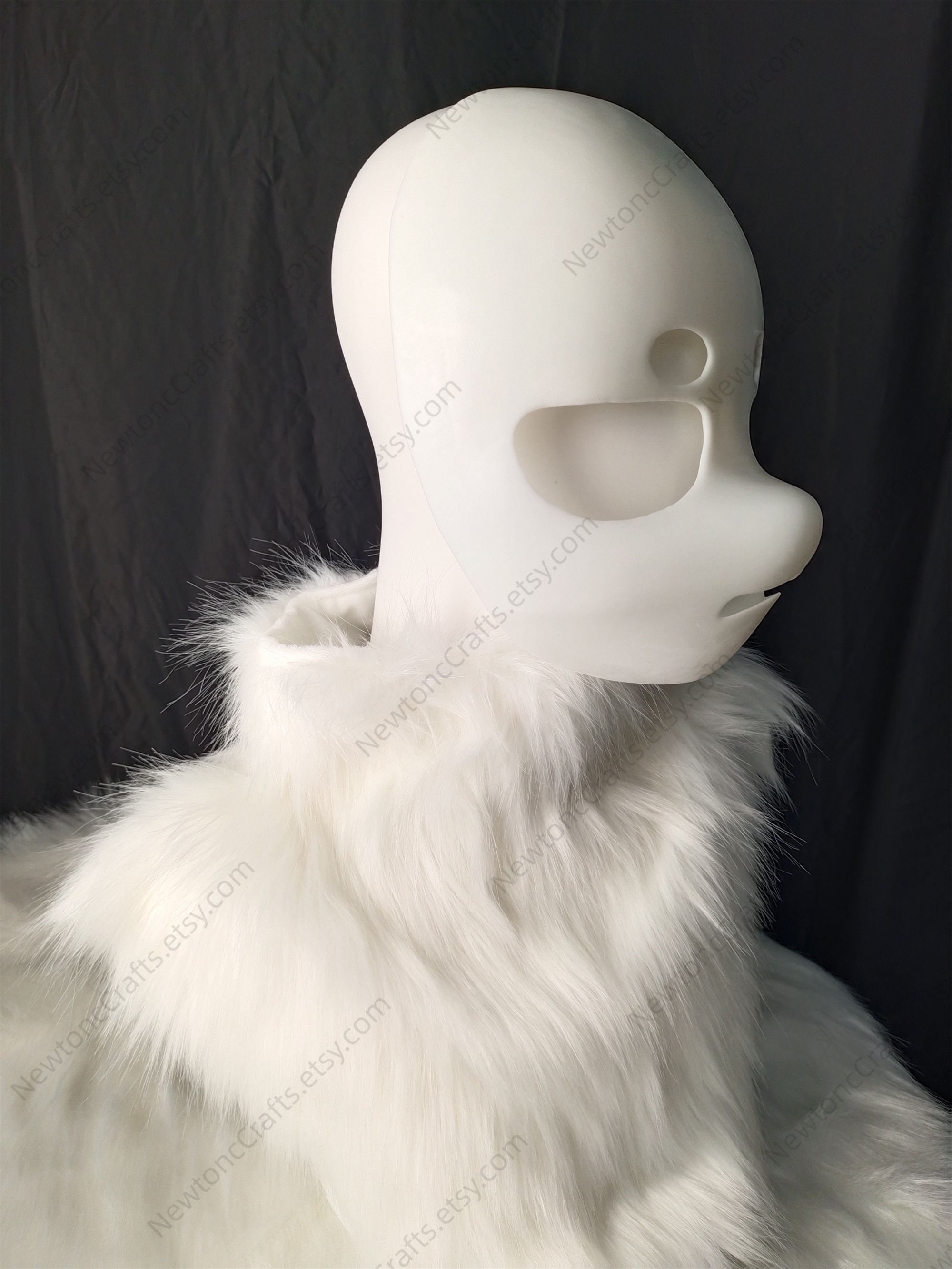 Custom Kig Head Base, 3D Printed Fursuit Mask Base, Kigurumi Furry Head ...
