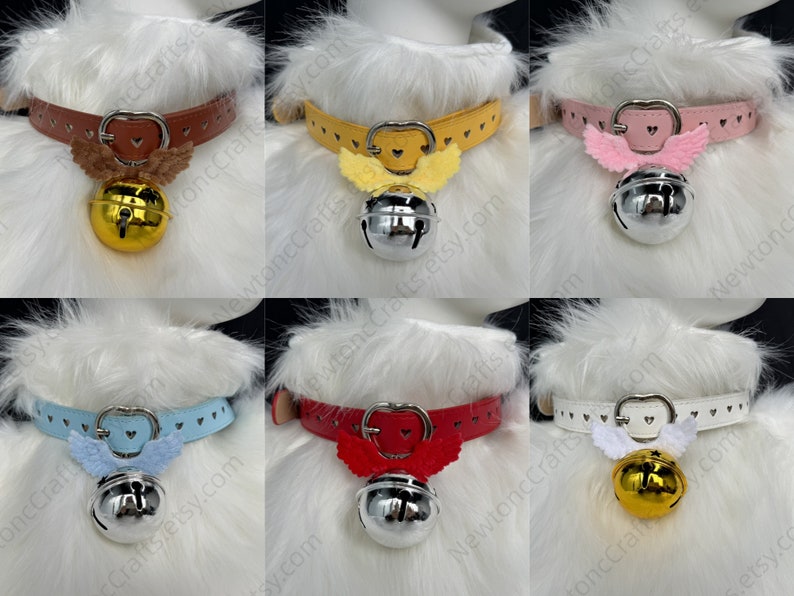 Fursuit Leather Choker, Jingle Bell, Furry Cosplay Accessories - Etsy