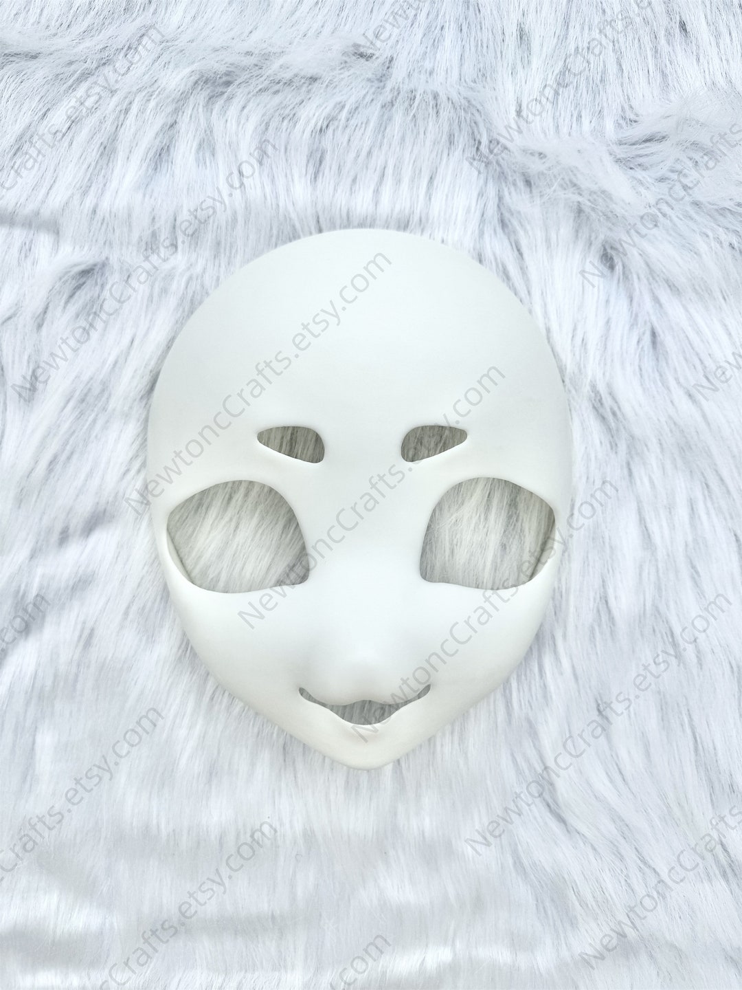 Smooth 3D Printed Fursuit Mask Base, Kigurumi Dino Kemono Fursona Head ...